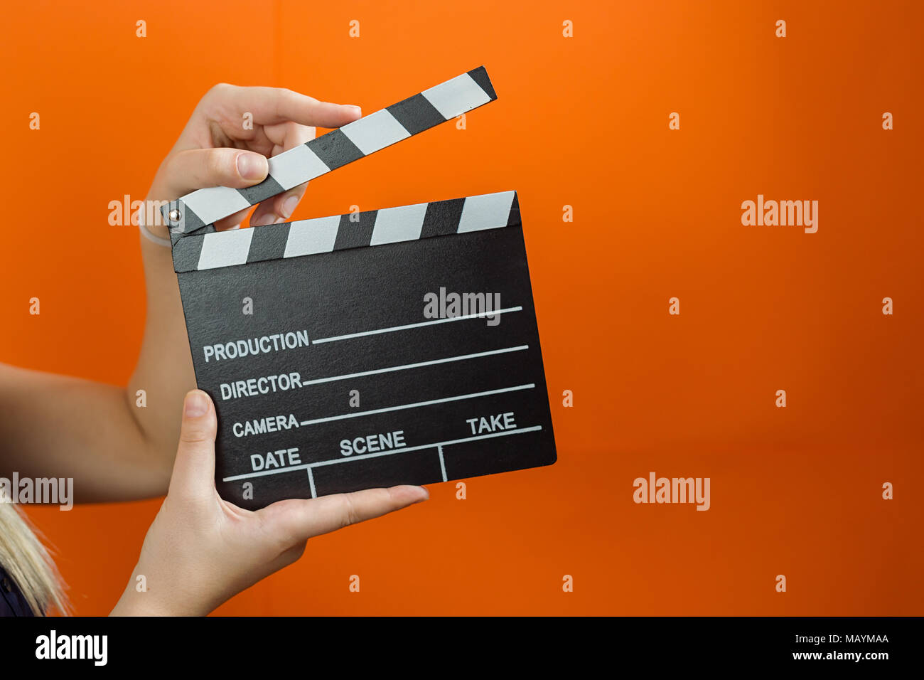Woman actress director cut hi-res stock photography and images - Alamy