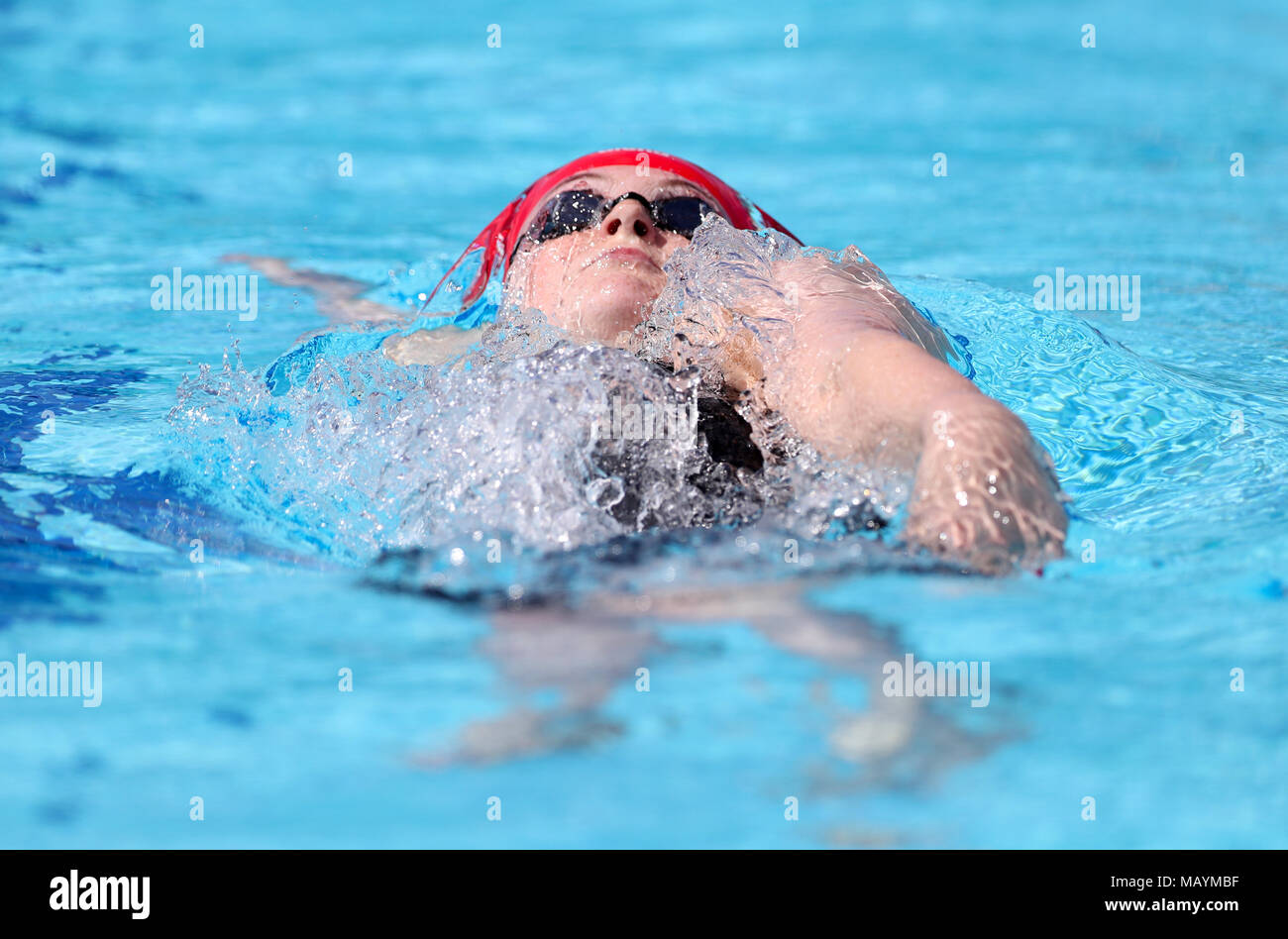England's Abbie Wood competes in the Women's 400m Individual Medley ...