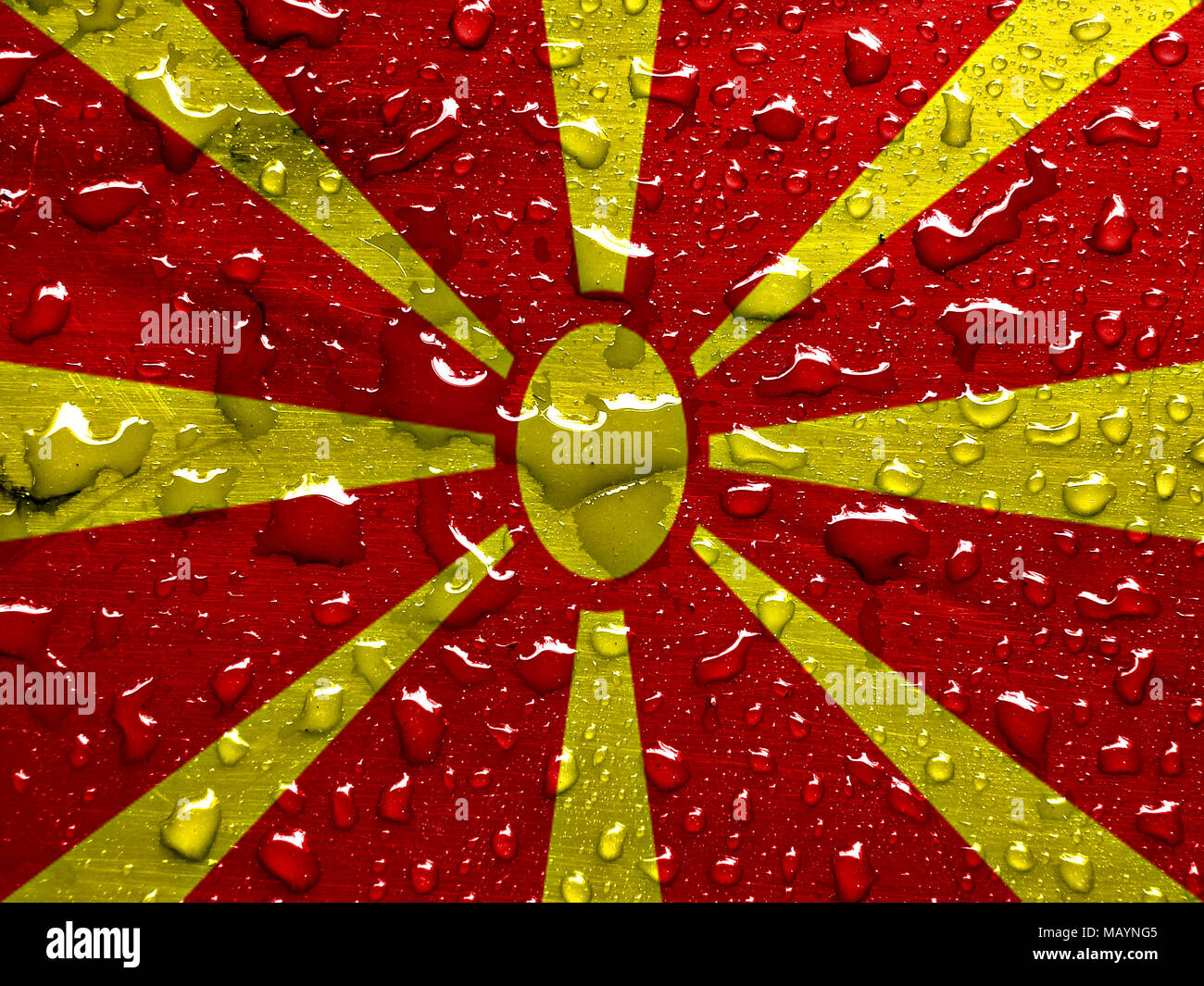 Macedonian flag hi-res stock photography and images - Alamy