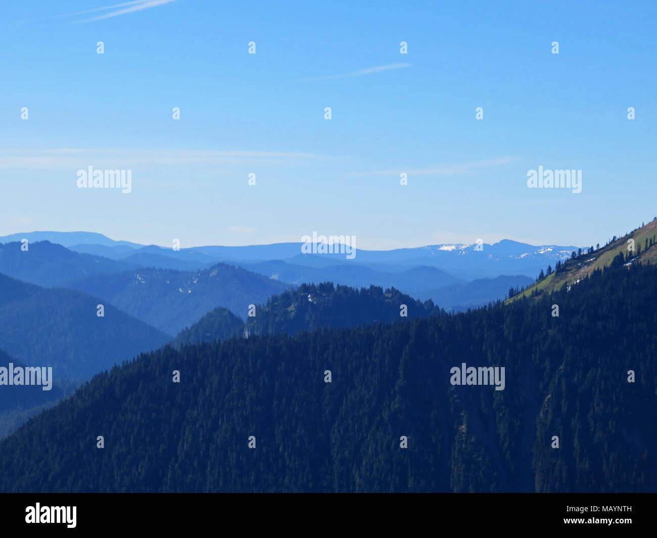 Sunrise Point at Mt Rainier NP in Washington Stock Photo - Alamy