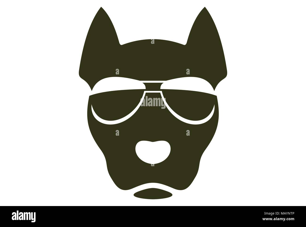 cool dog logo icon Stock Vector Image & Art - Alamy