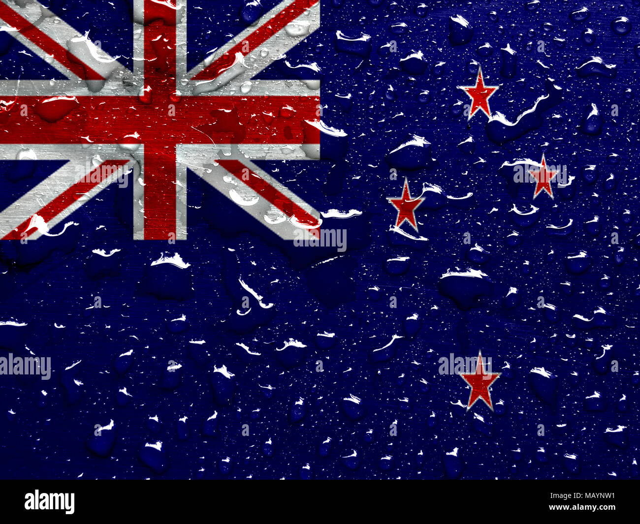 New zealand national flag hi-res stock photography and images - Alamy