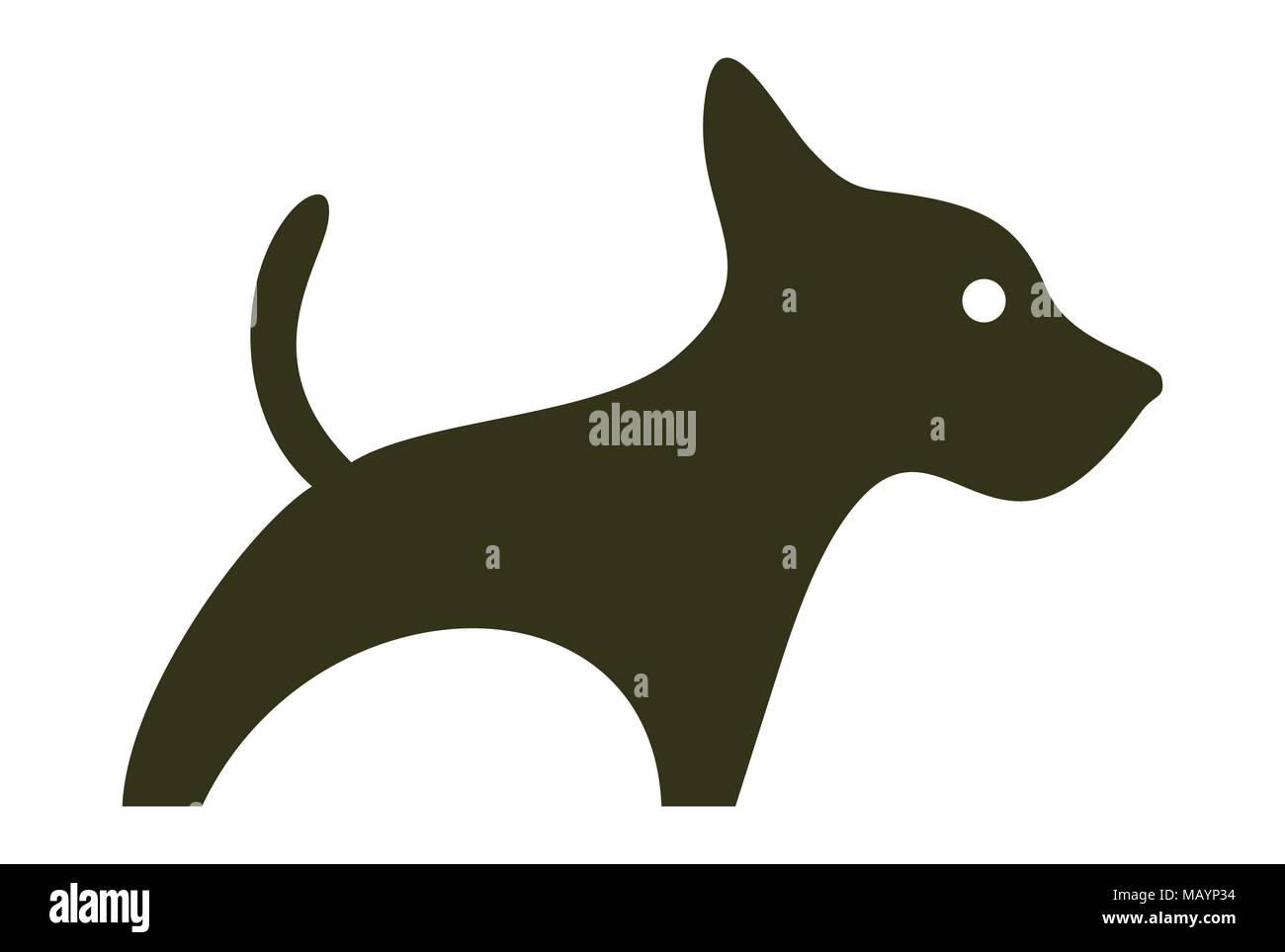 Dog training concept Stock Vector Images - Alamy