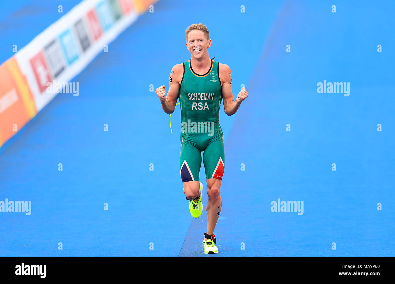 South africas henri schoeman wins gold hi-res stock photography and ...