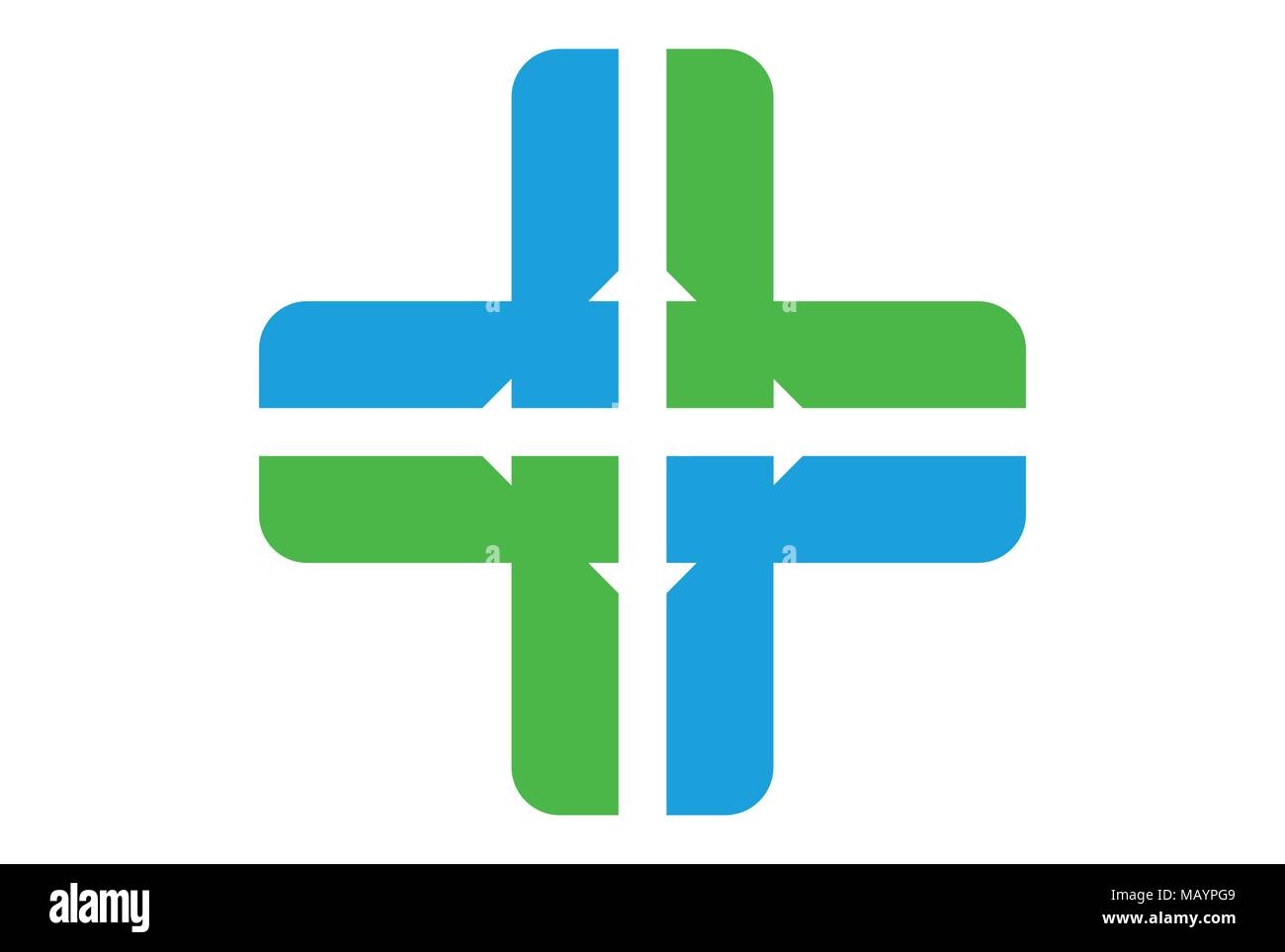 medical arrow abstract logo icon Stock Vector Image & Art - Alamy