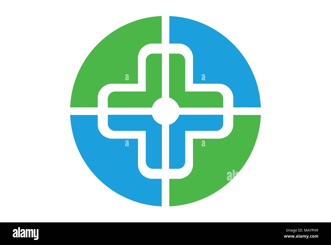 Medical logo color Stock Vector Images - Alamy