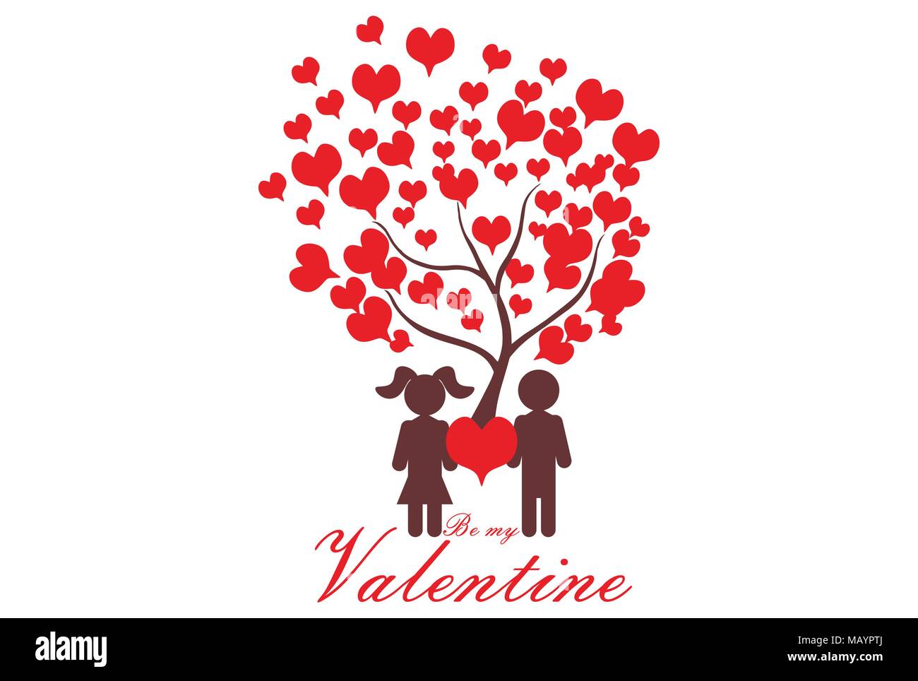Valentine vector hi-res stock photography and images - Alamy