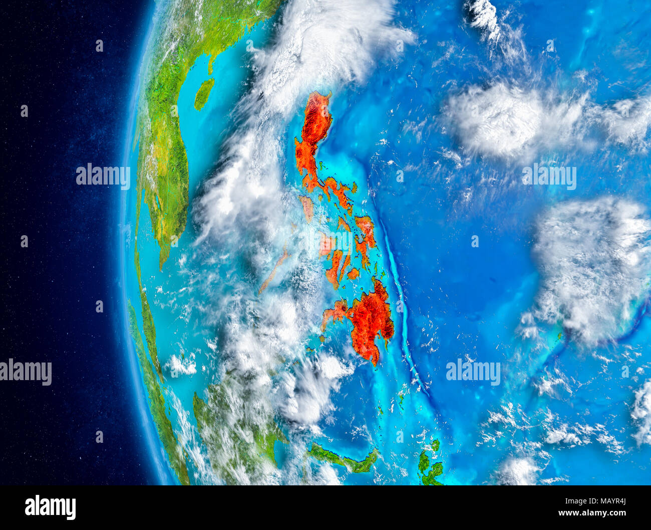 Philippines Map Nasa