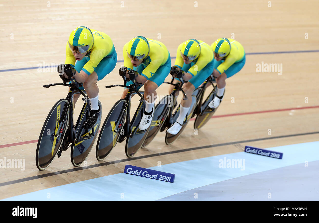 Australia's Leigh Howard, Jordan Kerby, Alex Porter and Sam Welsford in ...