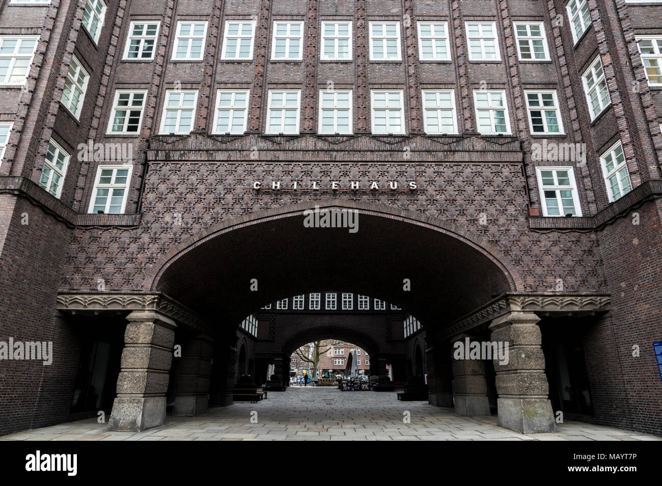 Hamburg, Germany. The Chilehaus (Chile House), an exceptional example ...