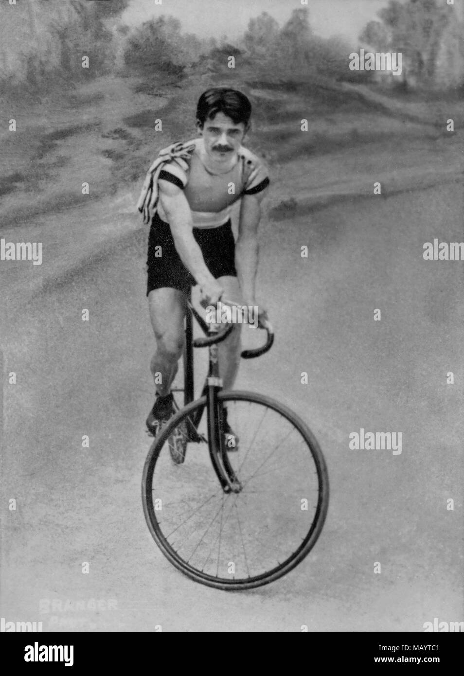 Portrait of the French cyclist Andre Friol ( 1881 - ? ) - photography ...