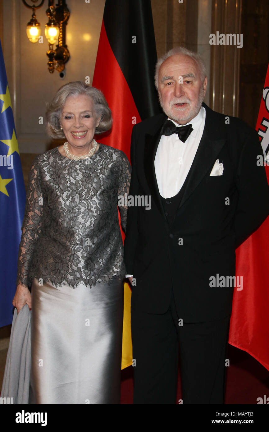 Matthiae Mahl 2018 at Rathaus Hamburg Featuring: Heidi Mahler, Michael ...