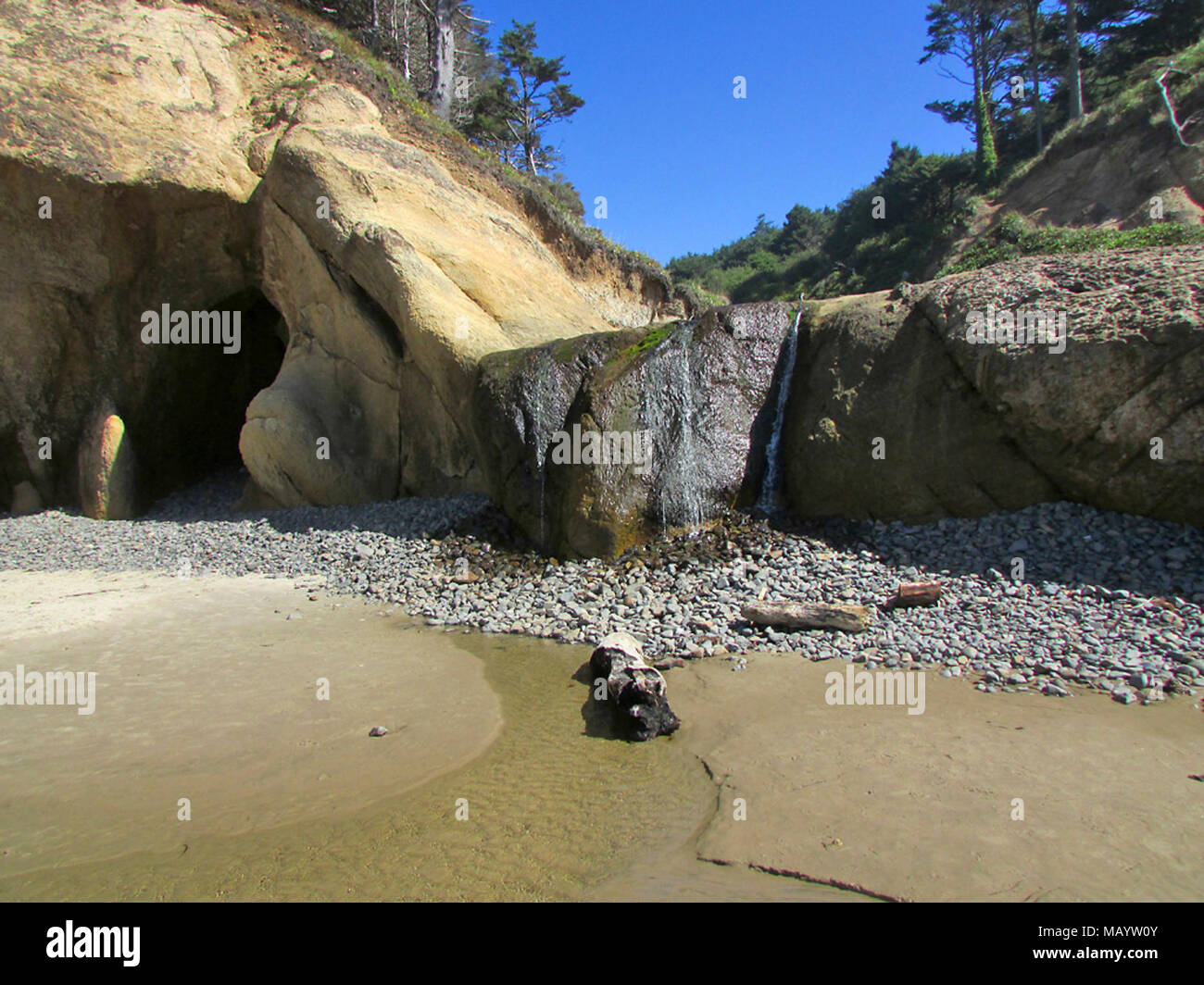 Hug Point SP in OR Stock Photo - Alamy