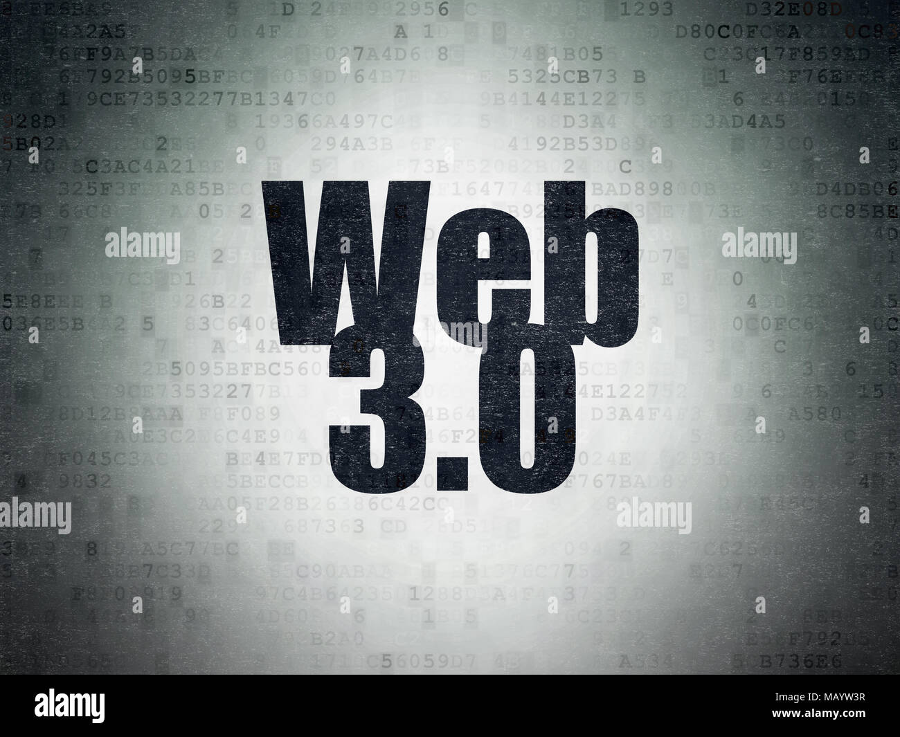 Web development concept: Painted black word Web 3.0 on Digital Data Paper background Stock Photo ...