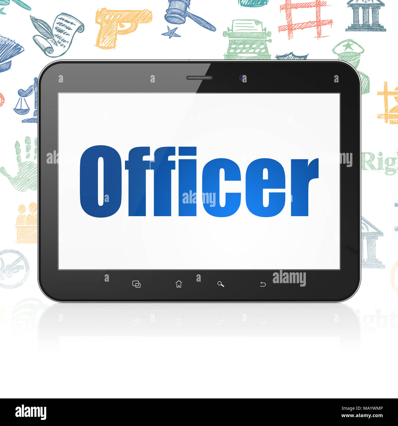 Mobile display officer hi-res stock photography and images - Alamy