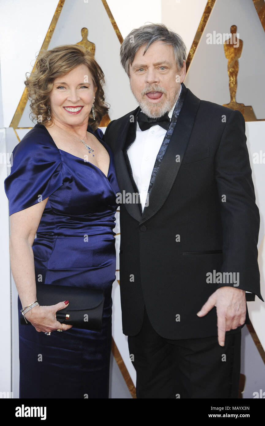 The 90th Academy Awards arrivals Featuring: Mark Hamill, Marilou Hamill ...