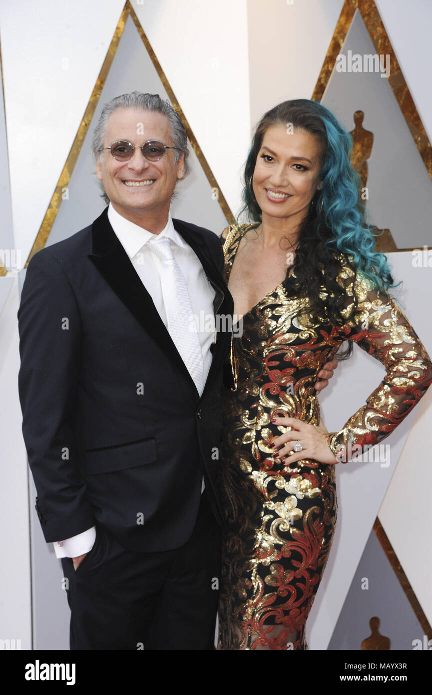 The 90th Academy Awards arrivals Featuring: Mark Mangini, Ann Mangini ...