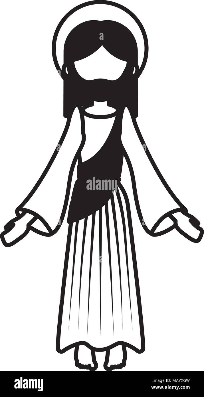 jesus christ religious character christianity Stock Vector Image & Art ...