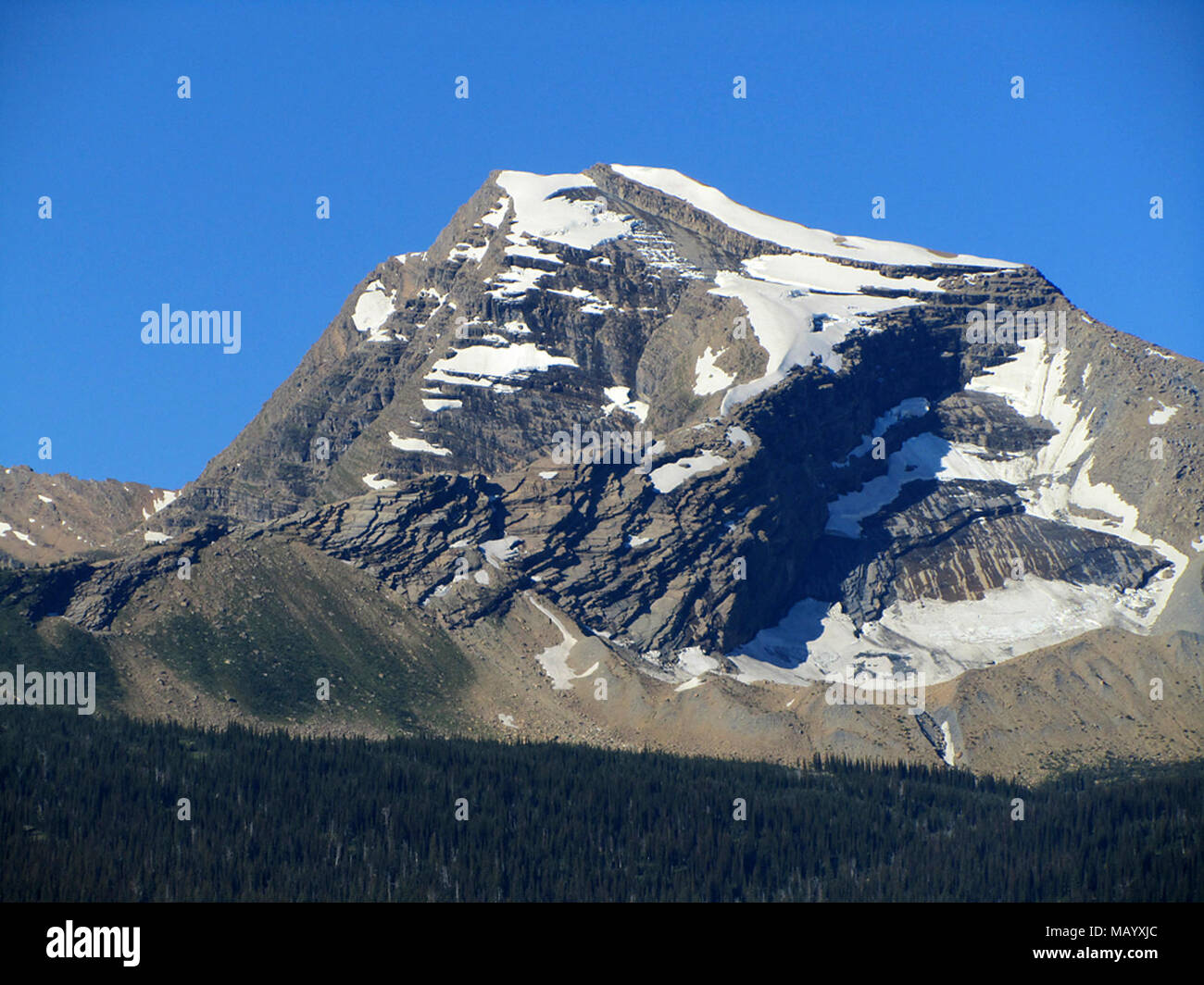 Heavens Peak at Glacier National Park in MT Stock Photo - Alamy