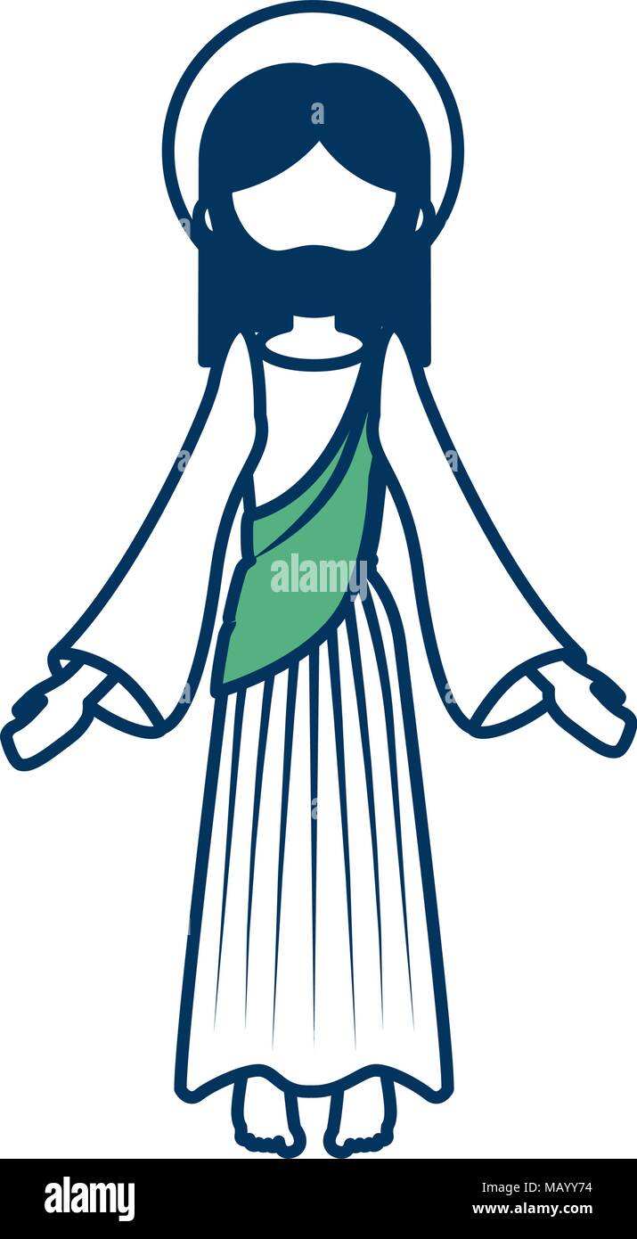 jesus christ religious character christianity Stock Vector Image & Art ...