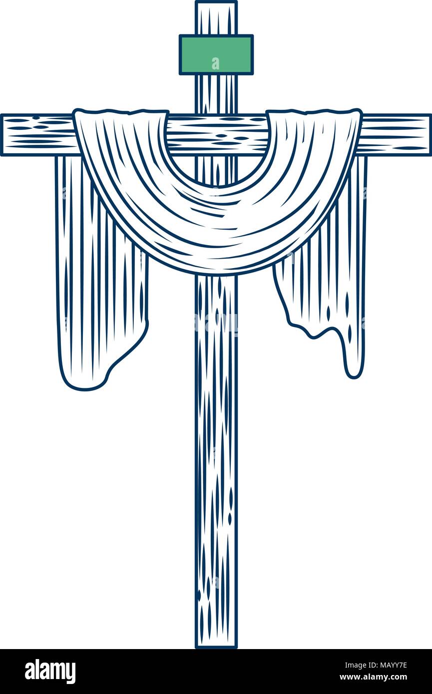 sacred cross christianity symbol icon Stock Vector Image & Art - Alamy