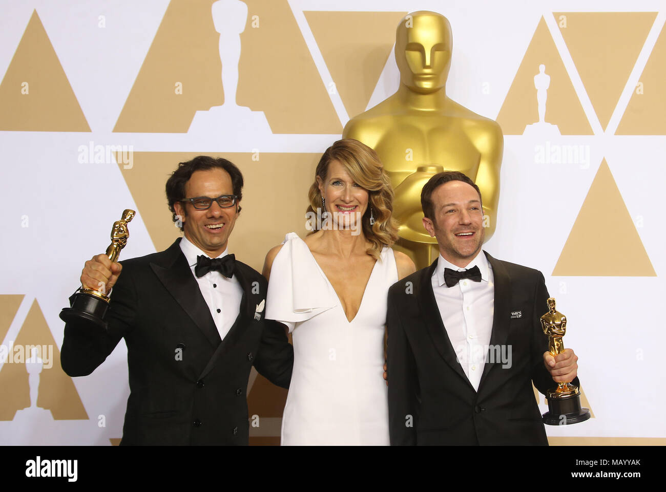 90th Annual Academy Awards - Press Room Featuring: Dan Cogan, Laura ...