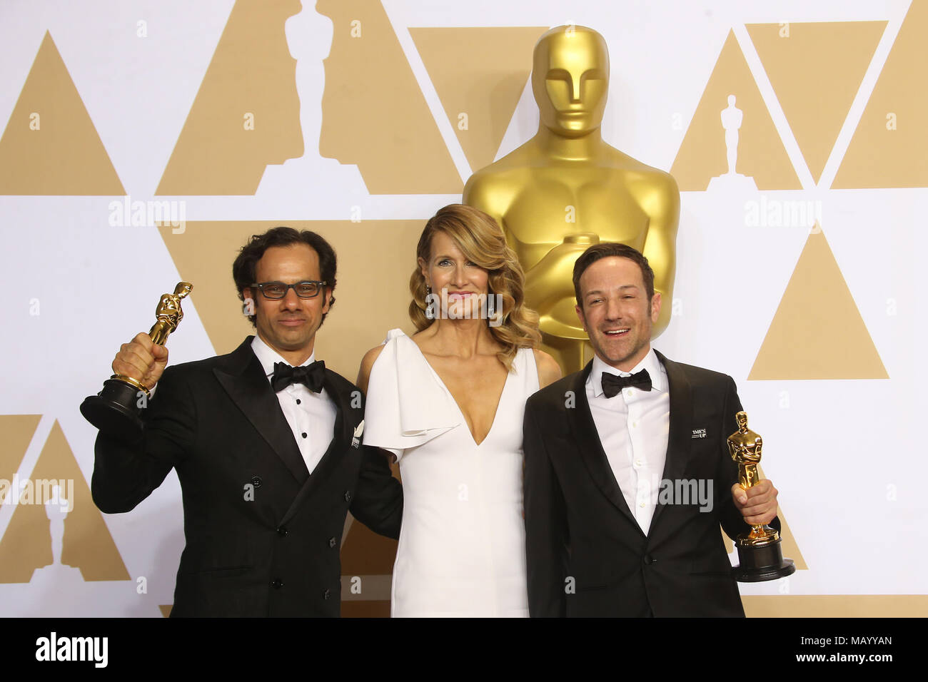 90th Annual Academy Awards - Press Room Featuring: Dan Cogan, Laura ...