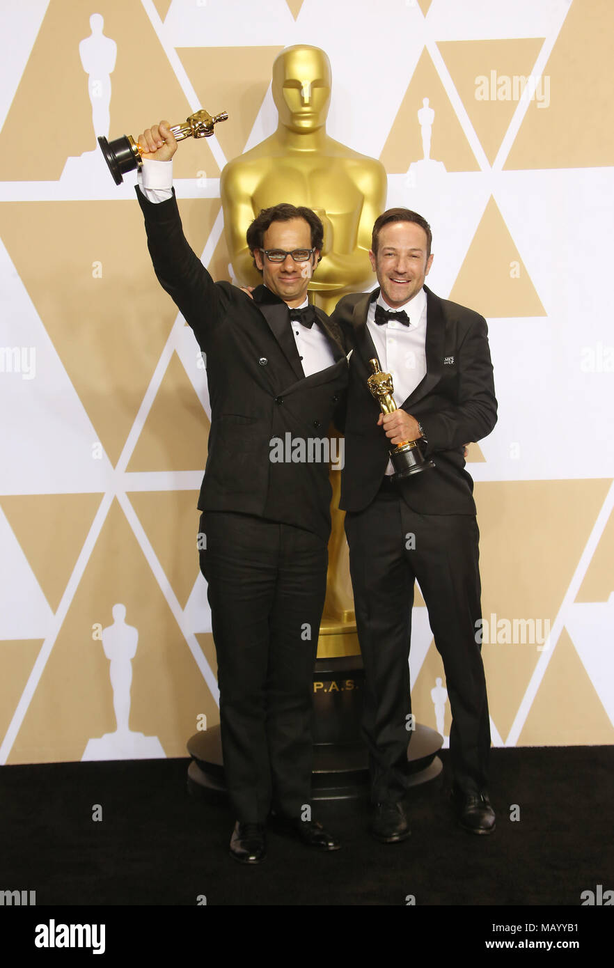 90th Annual Academy Awards - Press Room Featuring: Dan Cogan, Bryan ...