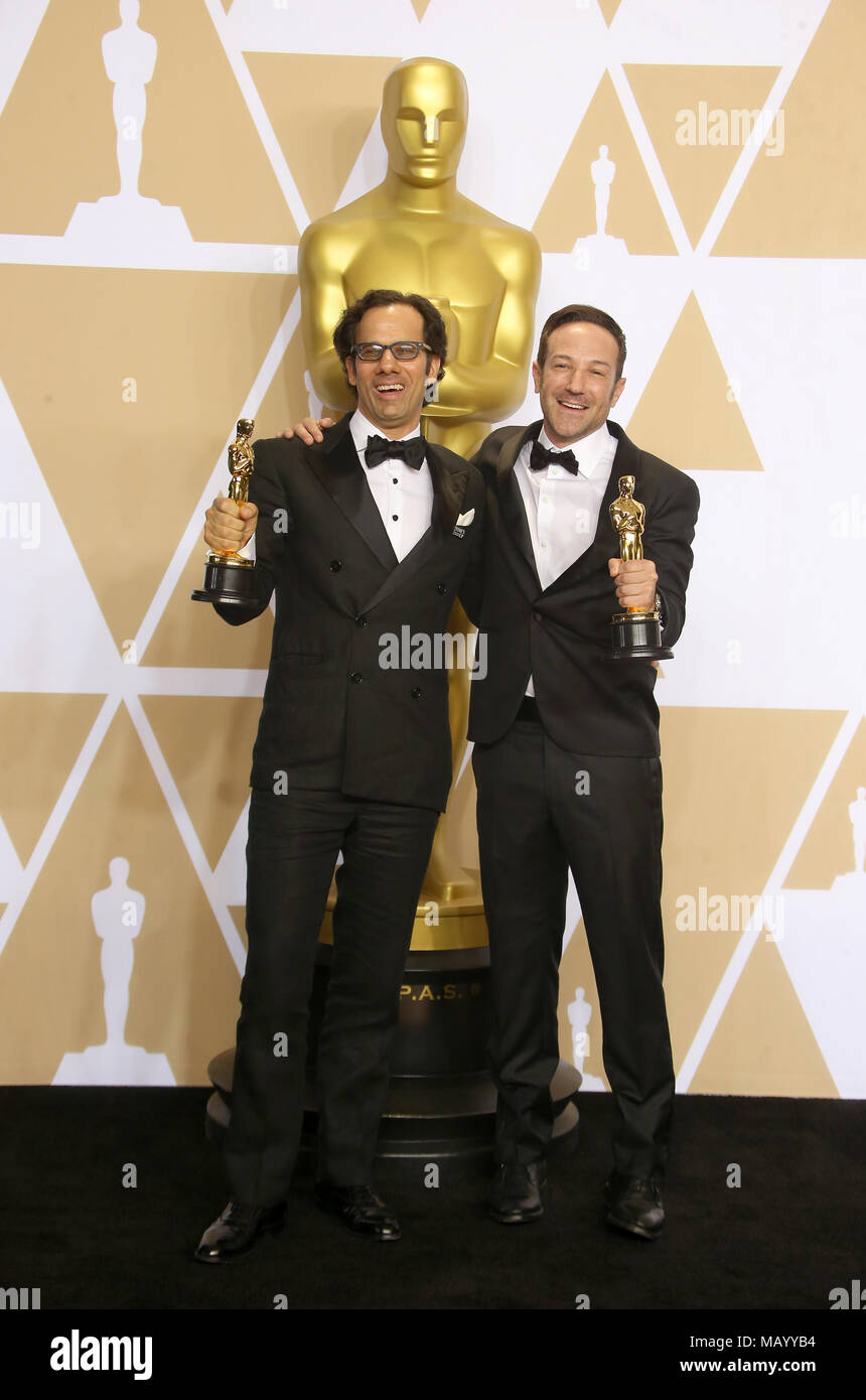 90th Annual Academy Awards - Press Room Featuring: Dan Cogan, Bryan ...