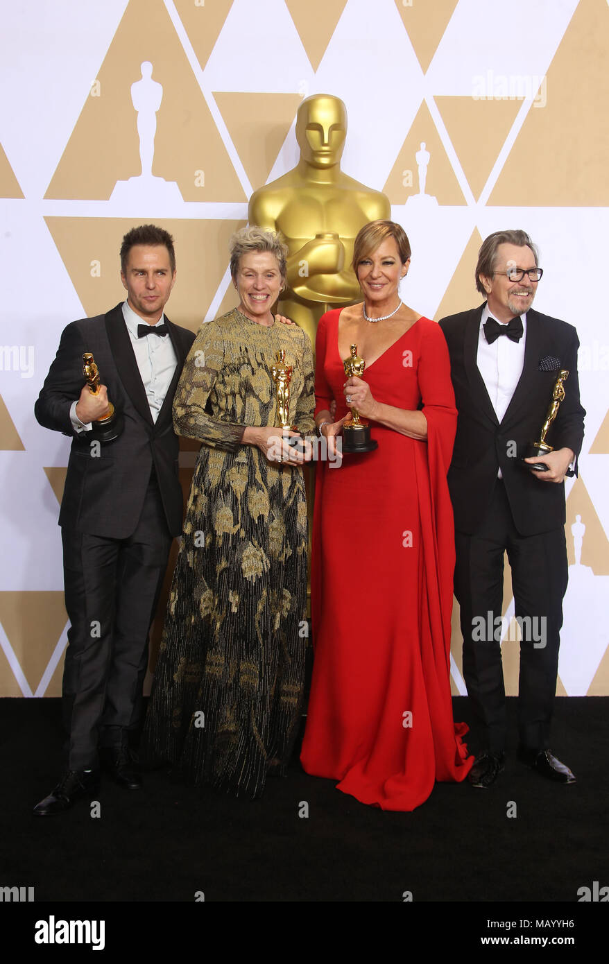 90th Annual Academy Awards - Press Room Featuring: Sam Rockwell ...