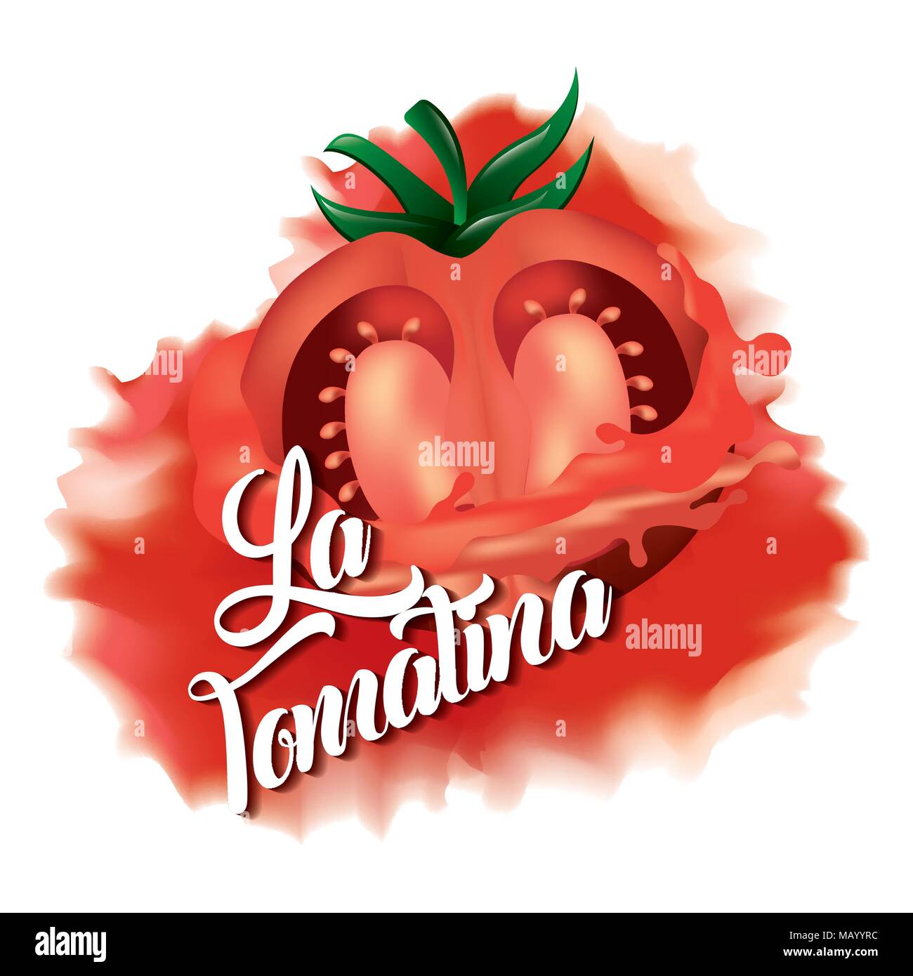 la tomatina festival Stock Vector Image & Art - Alamy