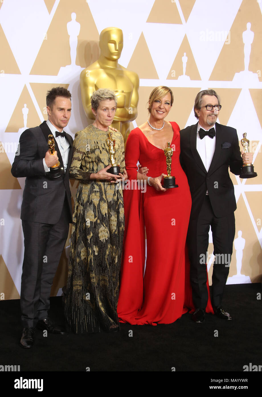 90th Annual Academy Awards - Press Room Featuring: Sam Rockwell ...