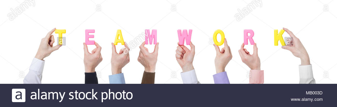 Team Building Teamwork Synergy High Resolution Stock Photography and ...