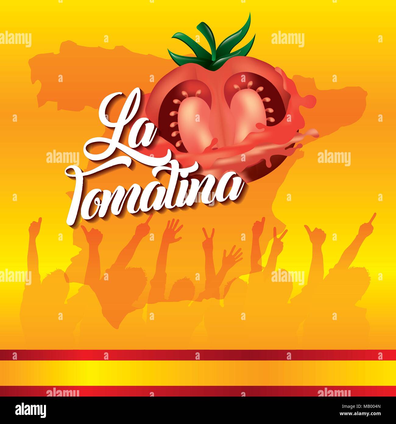 la tomatina festival Stock Vector Image & Art - Alamy