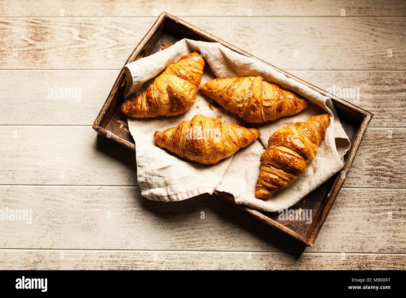 Fresh butter croissants Stock Photo - Alamy