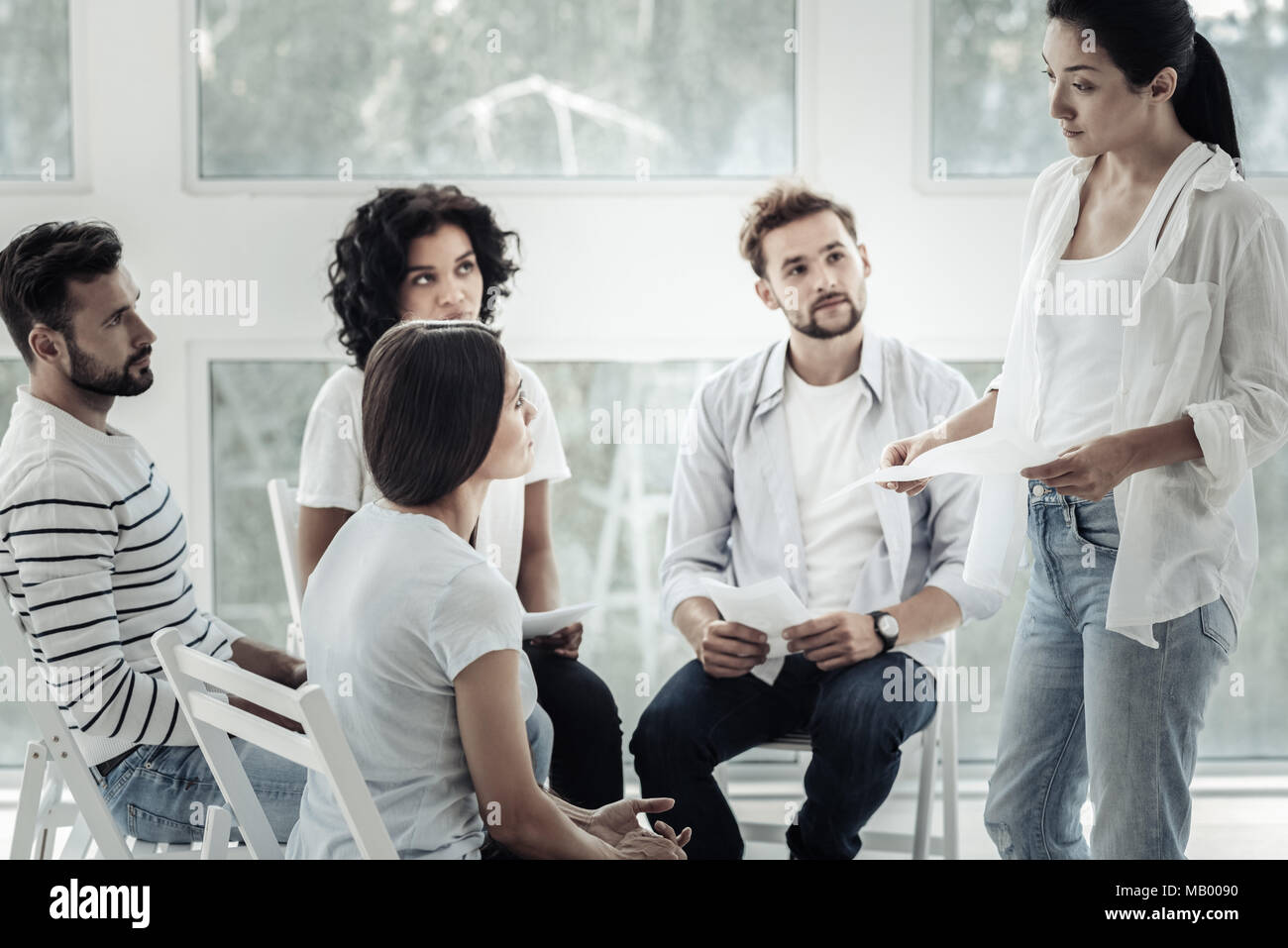 Health team leader hi-res stock photography and images - Alamy