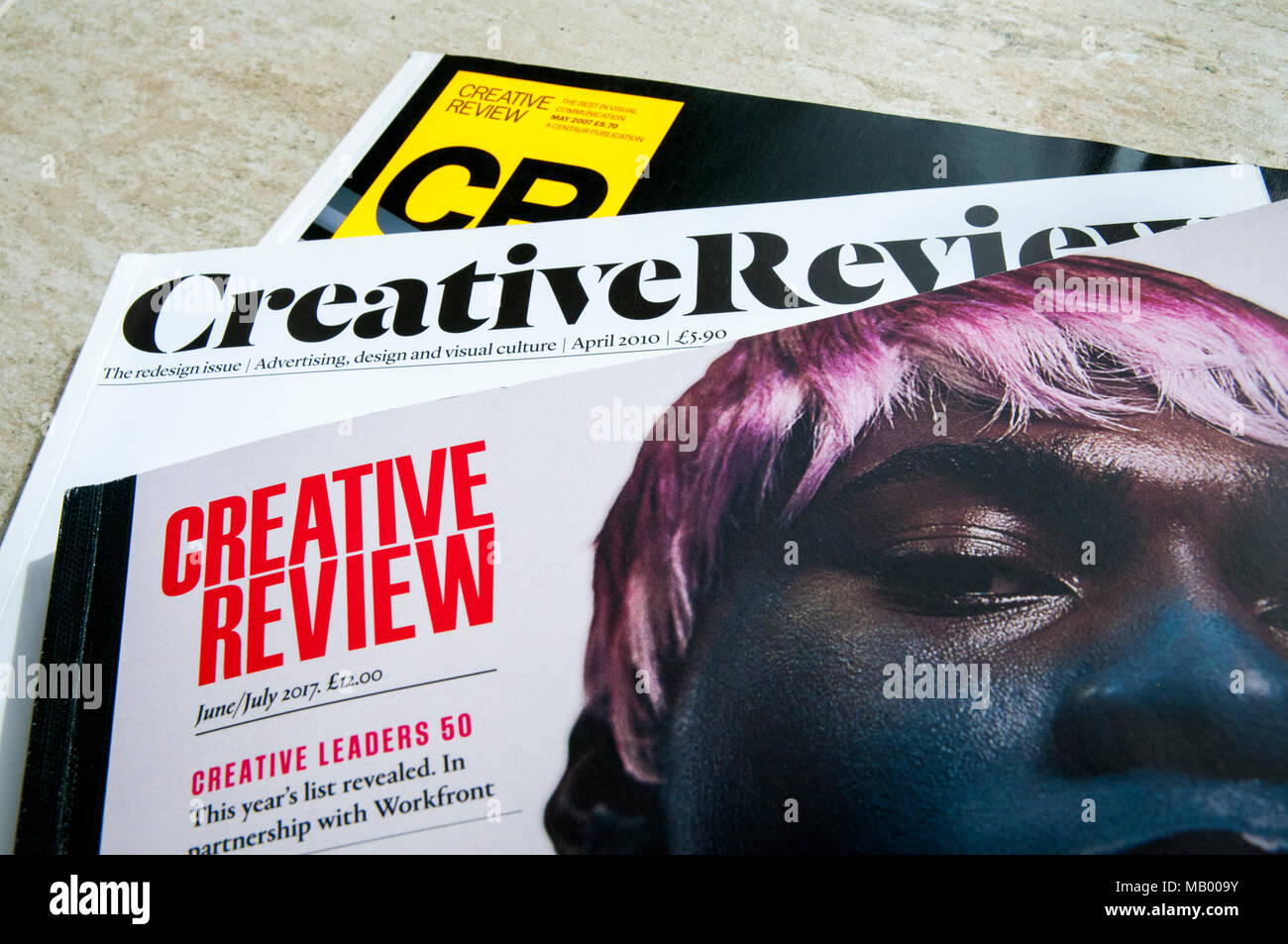 Front covers of Creative Review magazine with different mastheads ...