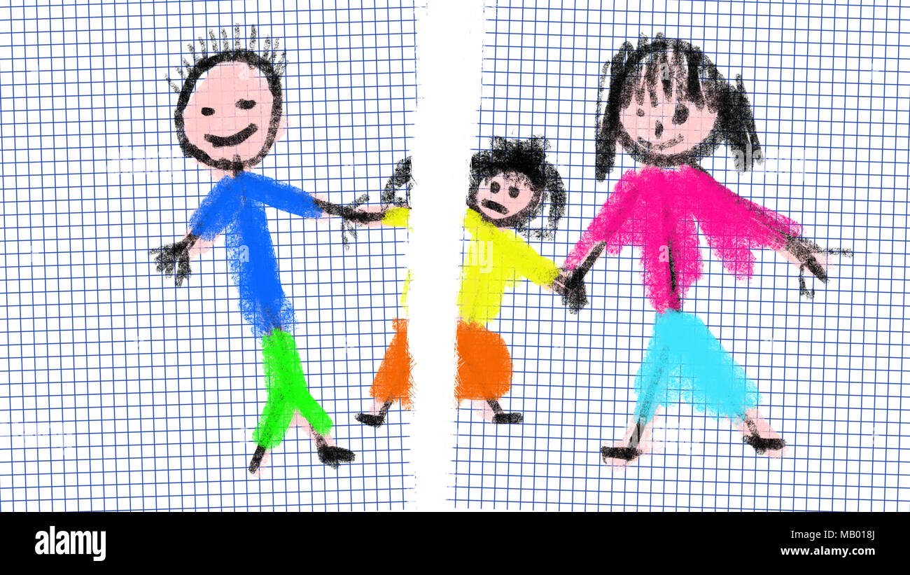 Divided family hi-res stock photography and images - Alamy
