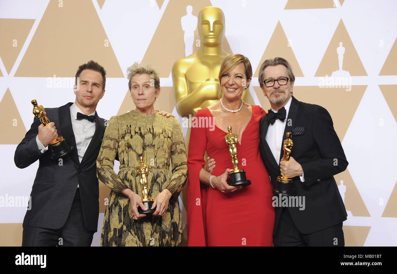 The 90th Annual Academy Awards Press Room Featuring: Sam Rockwell ...