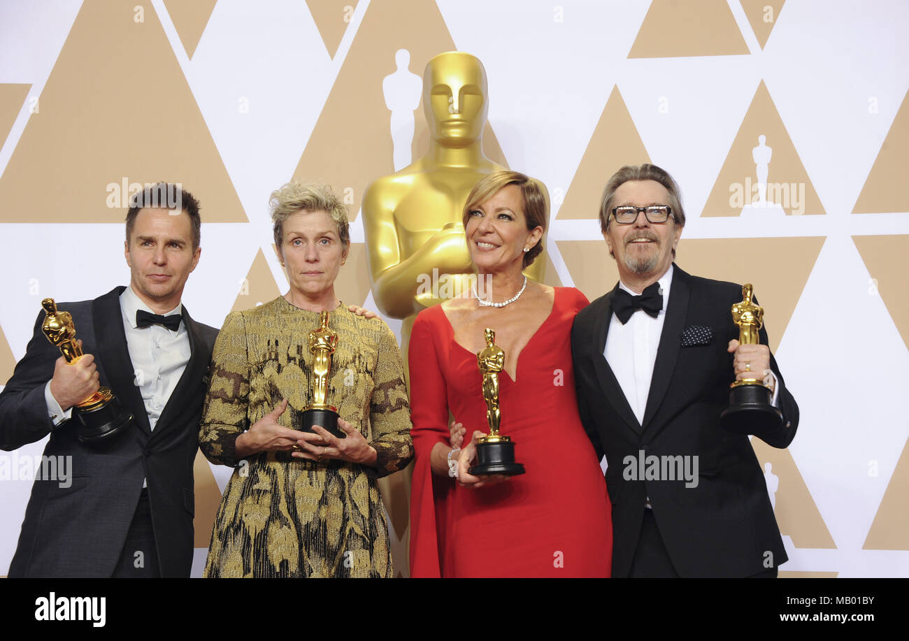 The 90th Annual Academy Awards Press Room Featuring: Sam Rockwell ...