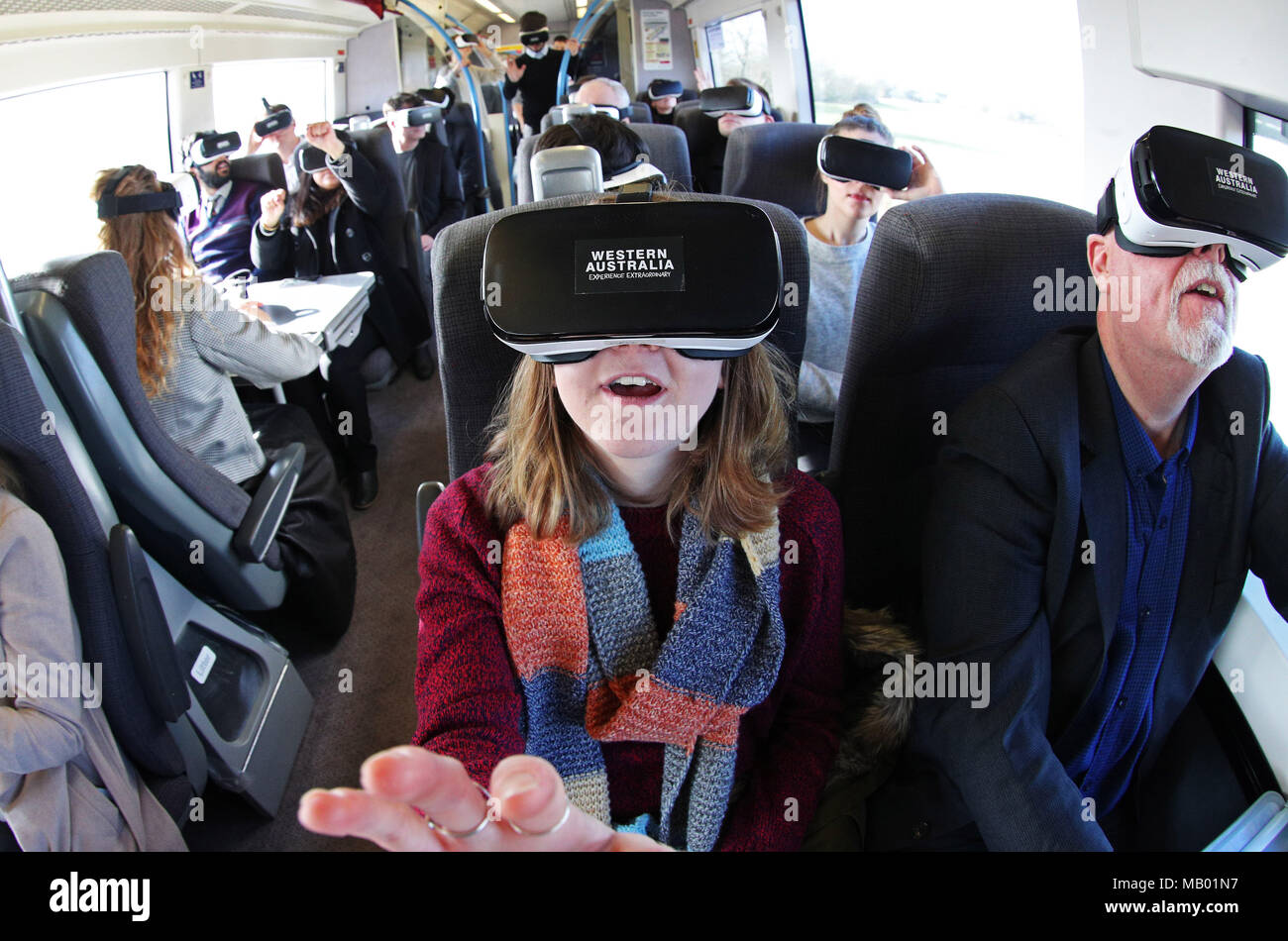 360 vr train hi-res stock photography and images - Alamy