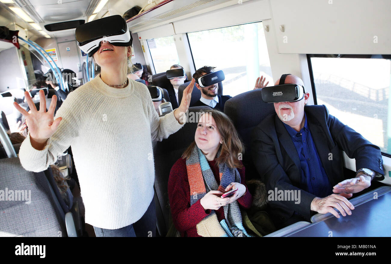 Commuters on a Chiltern Railways train to London experience a taste of ...