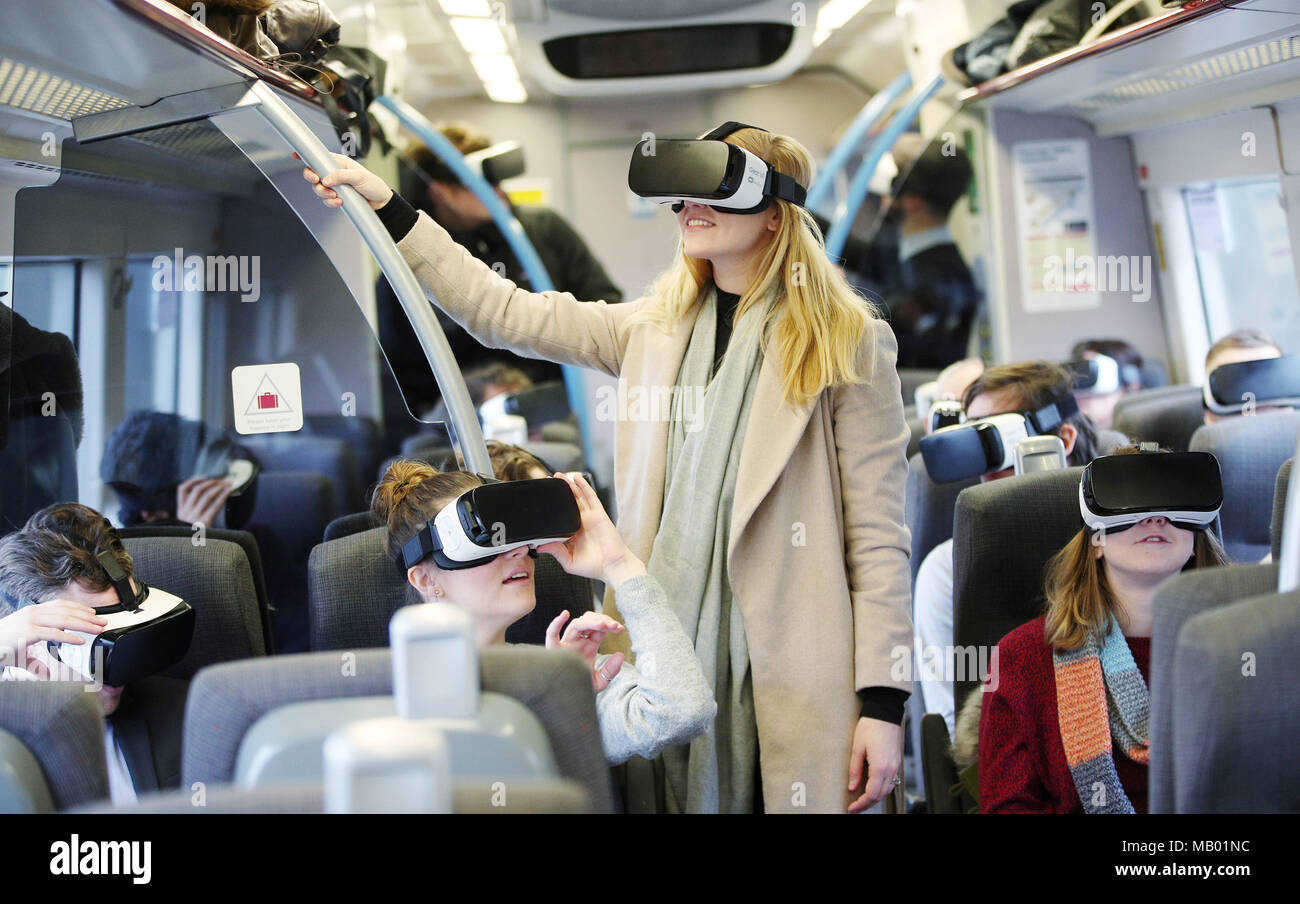 Commuters on a Chiltern Railways train to London experience a taste of ...