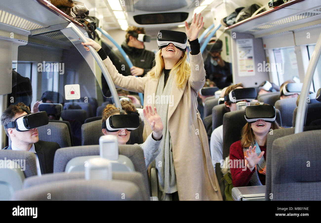 Commuters on a Chiltern Railways train to London experience a taste of ...