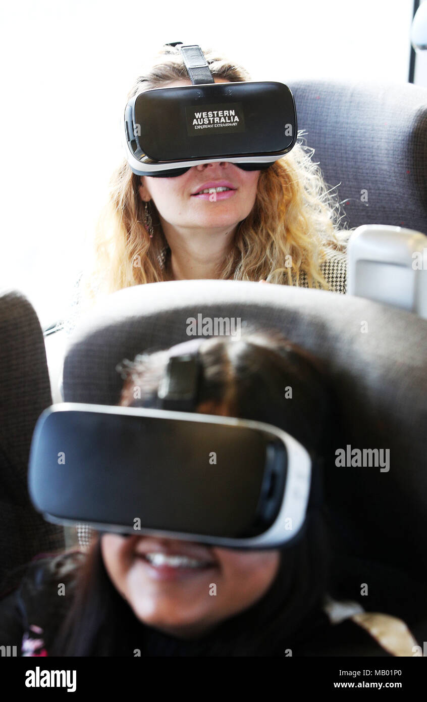 Fully immersive virtual reality vr headsets hi-res stock photography ...