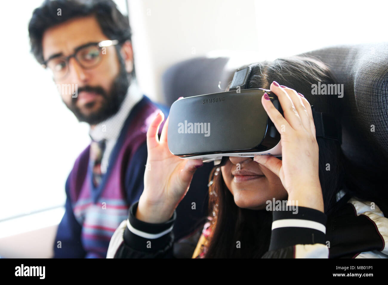 360 vr train hi-res stock photography and images - Alamy