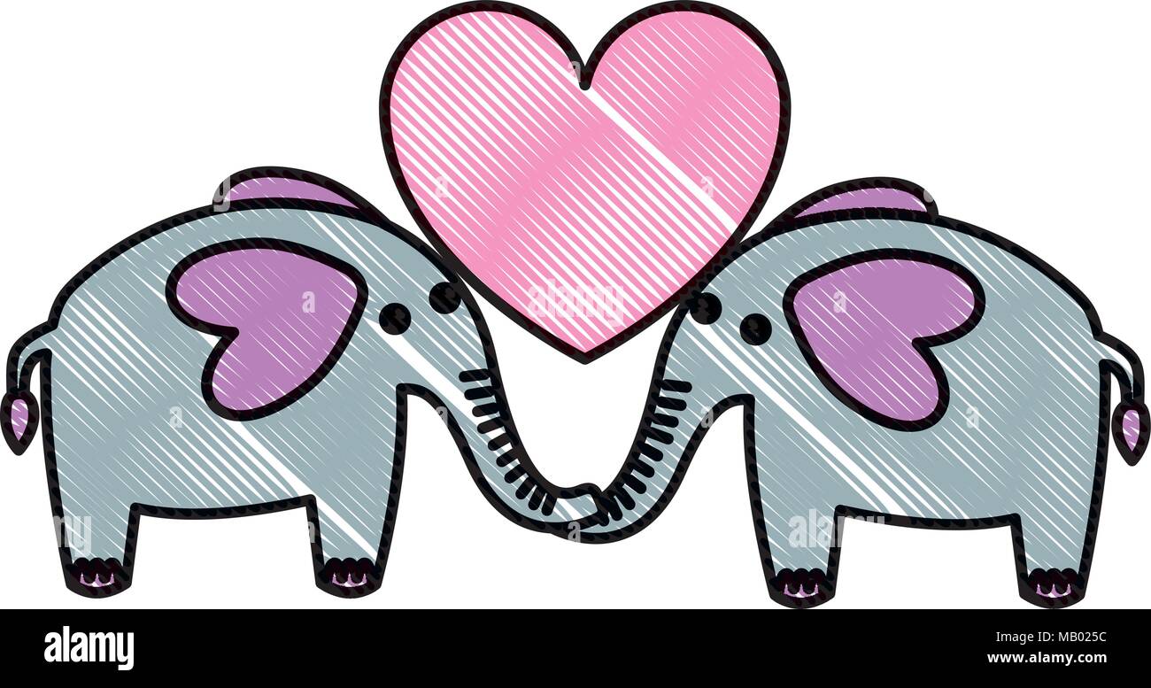 Elephant Love Heart