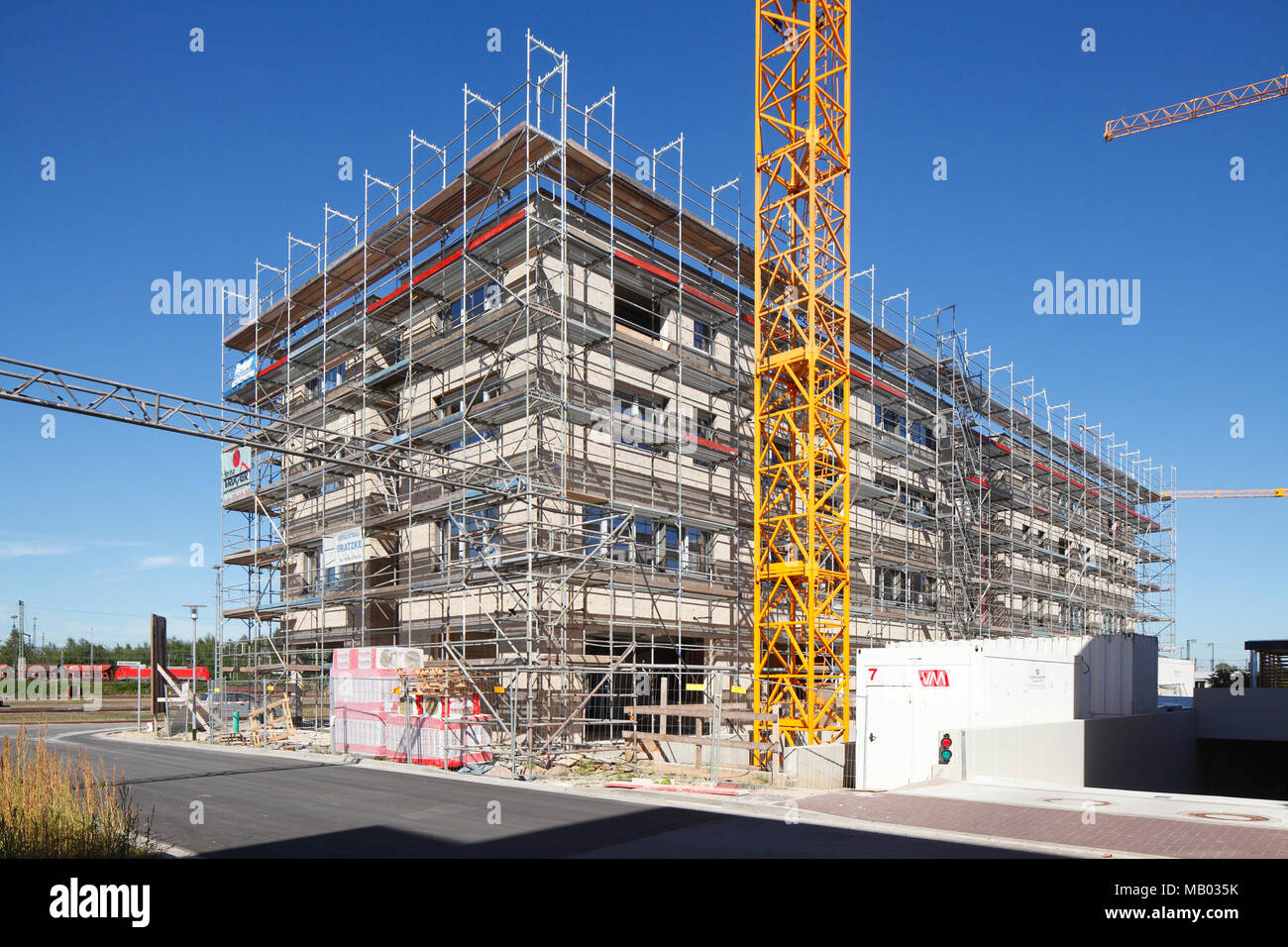 Equipped residential building, construction site, shell, Oldenburg in ...