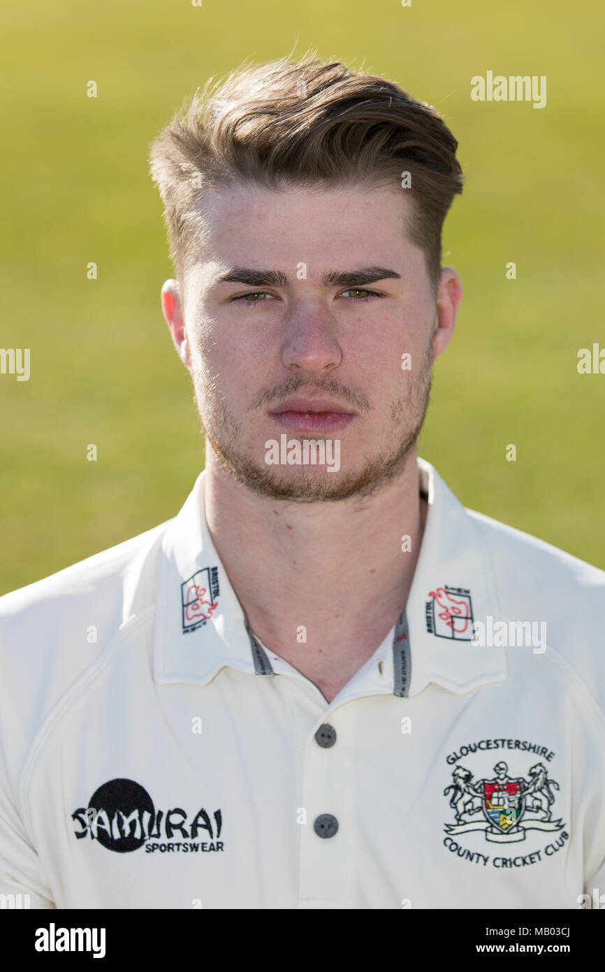 George Hawkins of Gloucestershire wearing County Championship kit ...