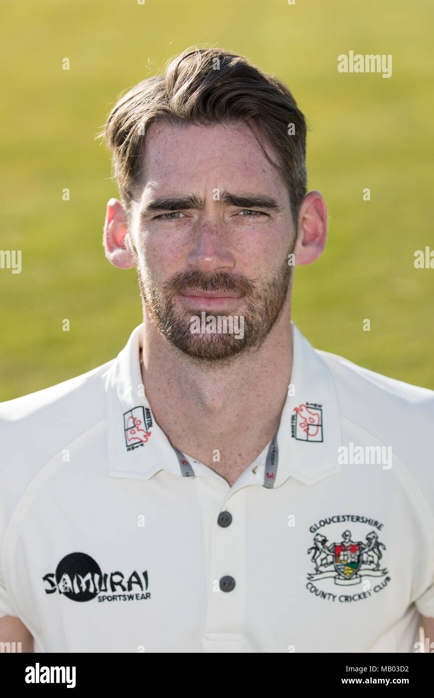 Chris Liddle of Gloucestershire wearing County Championship kit during ...